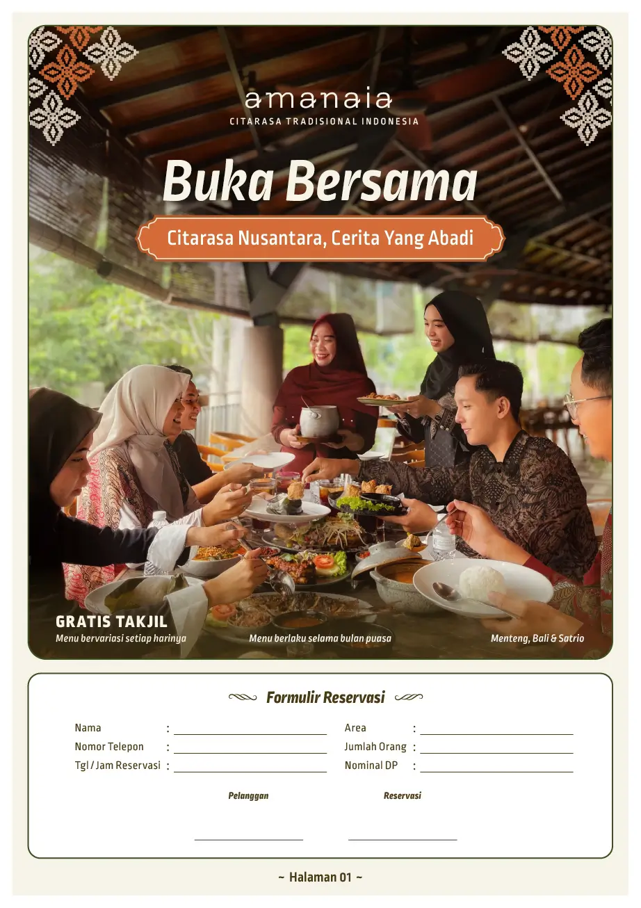 Menu Ramadhan Menteng Satrio Bali – Amanaia